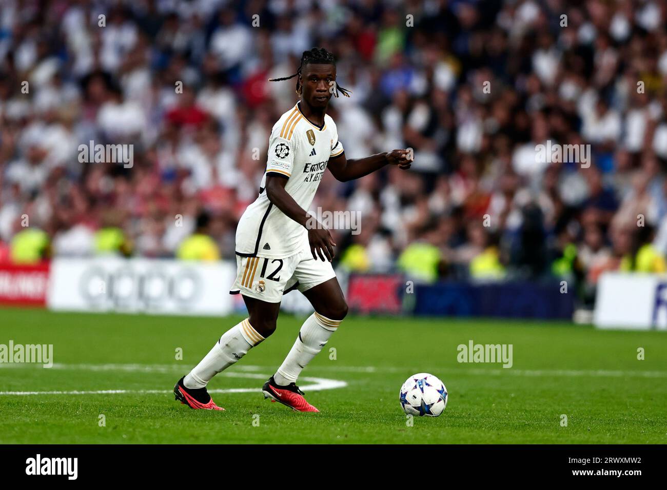 Eduardo Camavinga of Real Madrid Cf in action during the Uefa Champions ...