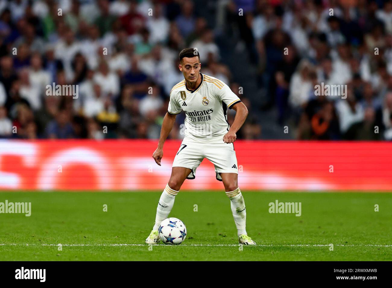 Lucas Vazquez of Real Madrid Cf in action during the Uefa Champions ...
