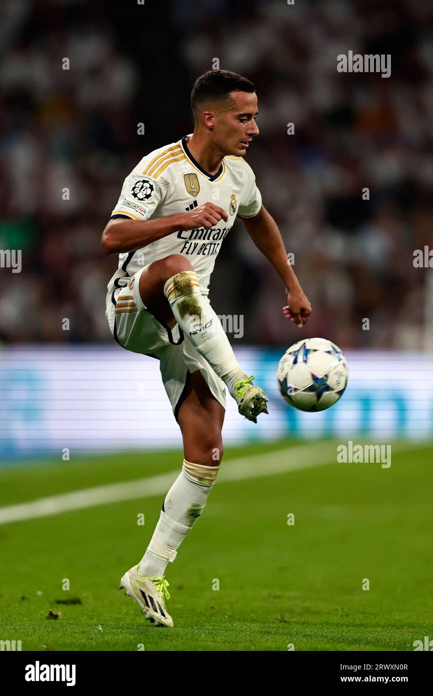 Lucas Vazquez of Real Madrid Cf in action during the Uefa Champions ...