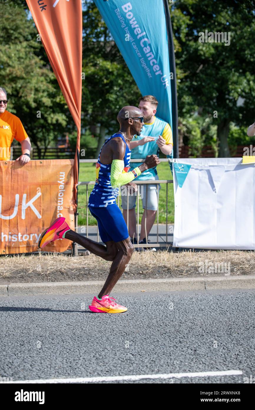 Sir Mo Farrah finished fourth in his final competitive race at The ...