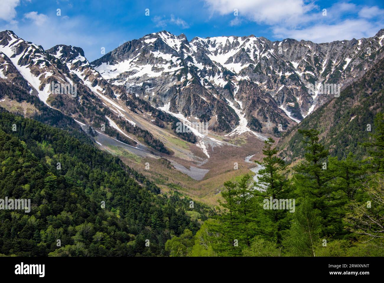 Mt. Oku-Hotaka in the Hotaka mountain range Stock Photo - Alamy