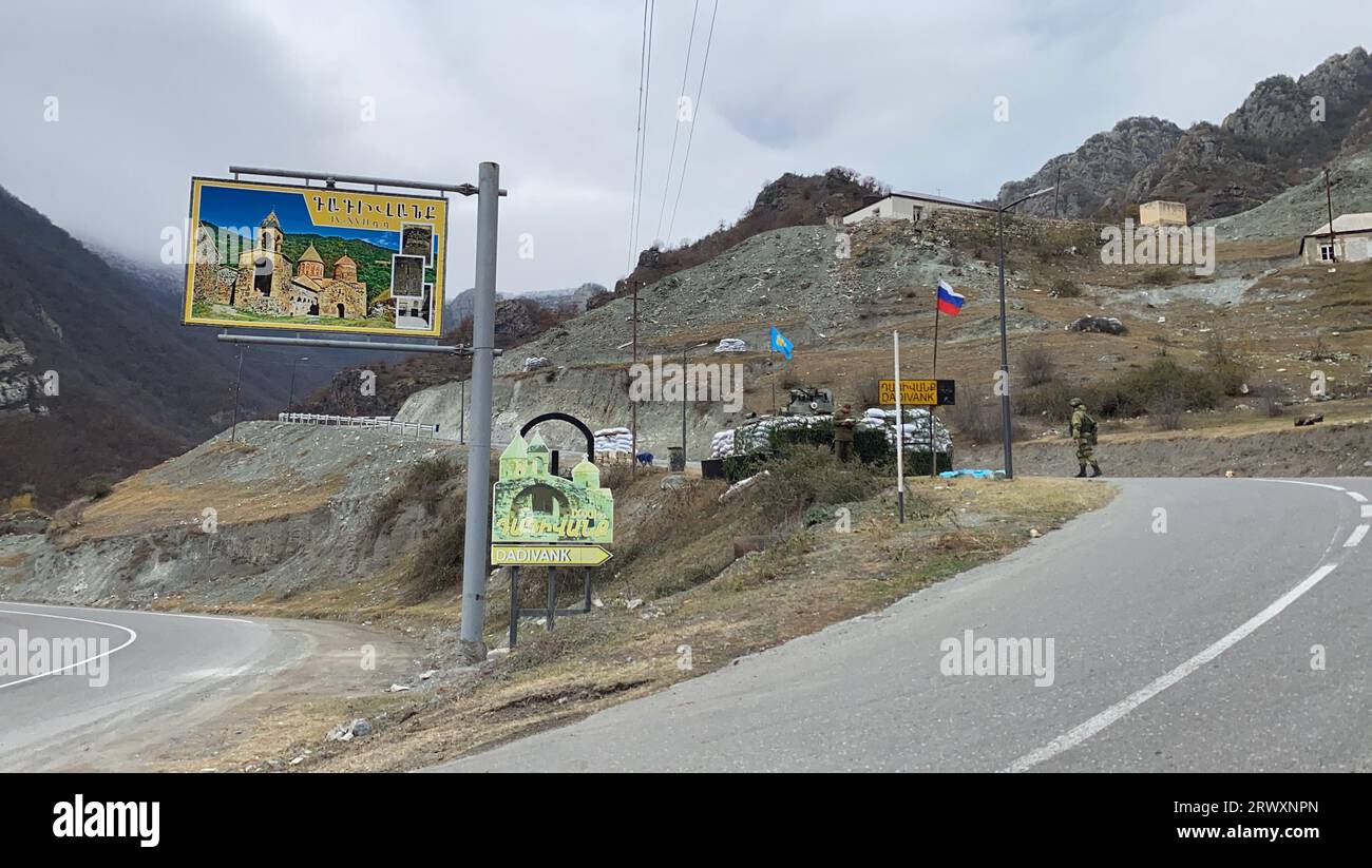 ***File Photo*** Stepanakert, or Khankendi the largest city of the ...