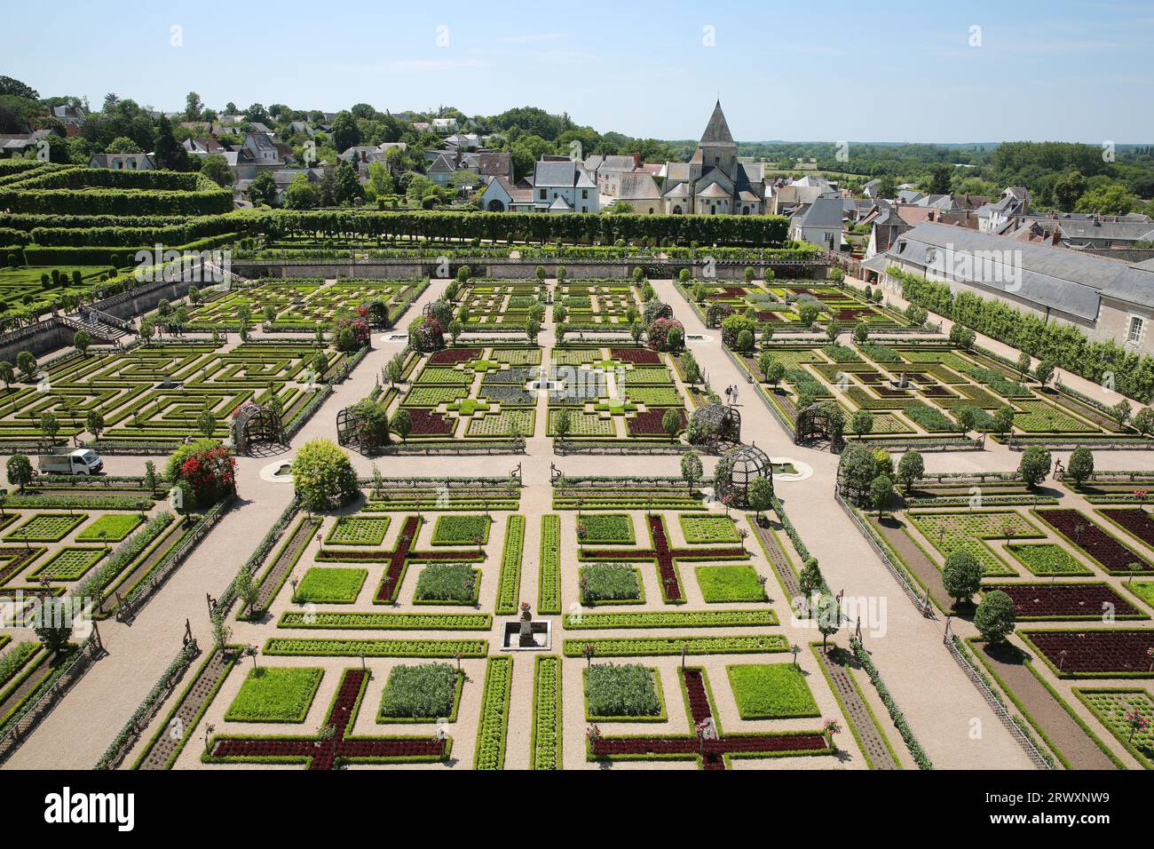 Chateau de Villandry Stock Photo - Alamy