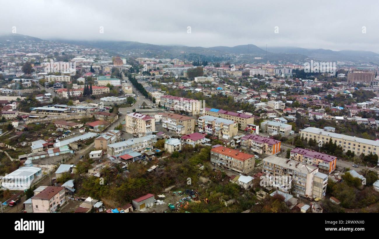 ***File Photo*** Stepanakert, or Khankendi the largest city of the breakaway Republic of Artsakh ...
