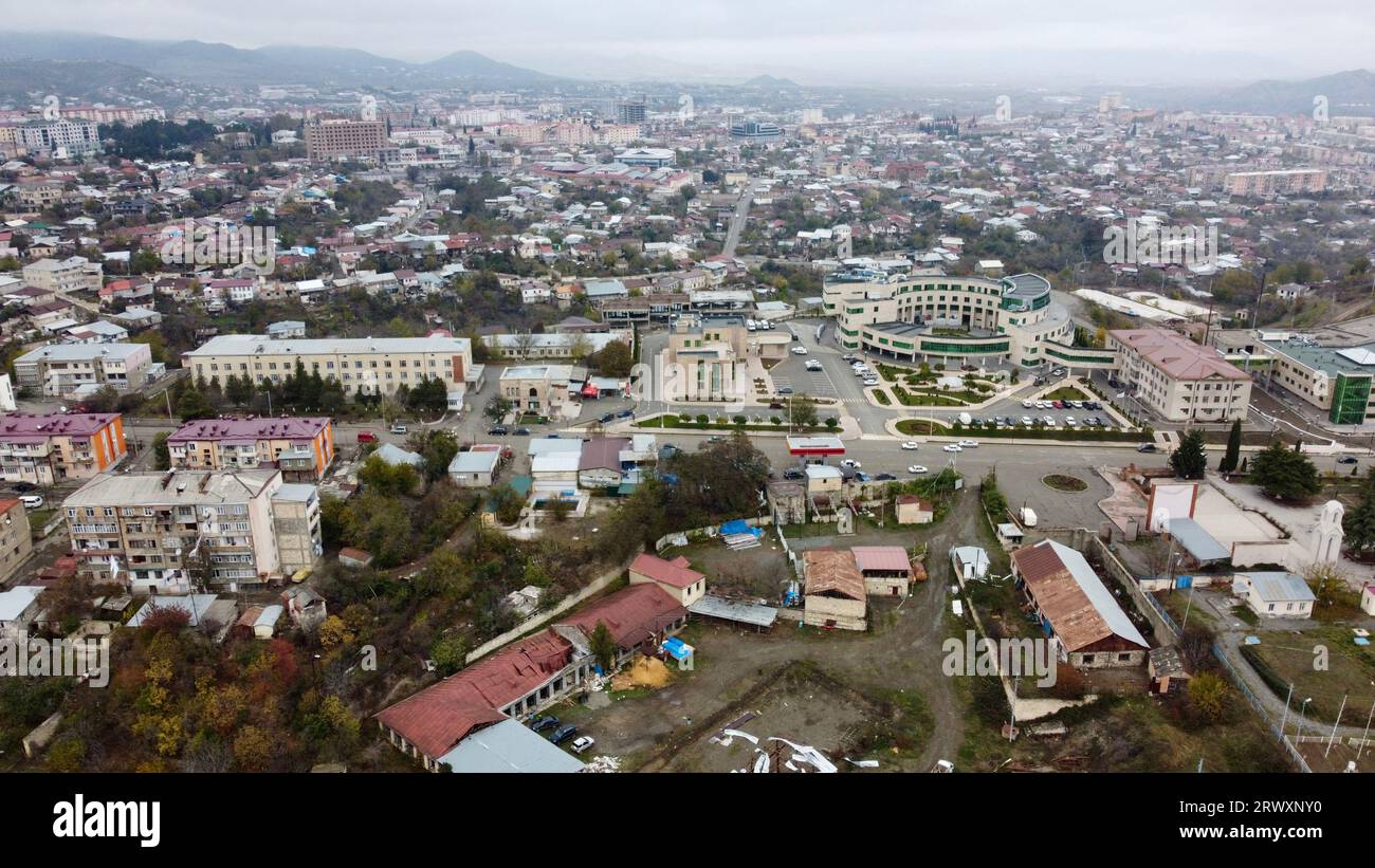 ***File Photo*** Stepanakert, or Khankendi the largest city of the breakaway Republic of Artsakh ...