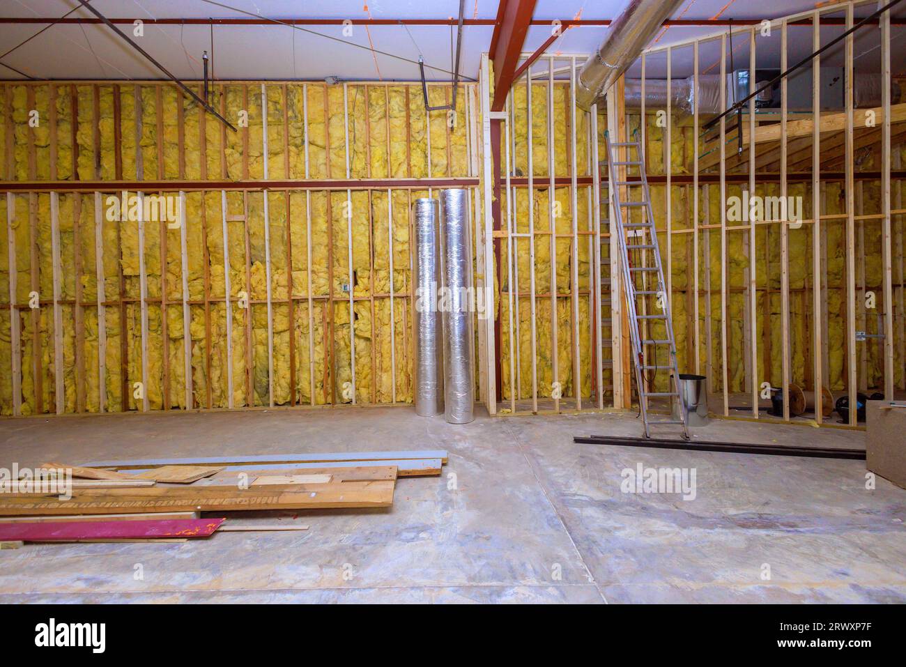 Fiber cotton thermal insulation for effective mineral wool wall ...