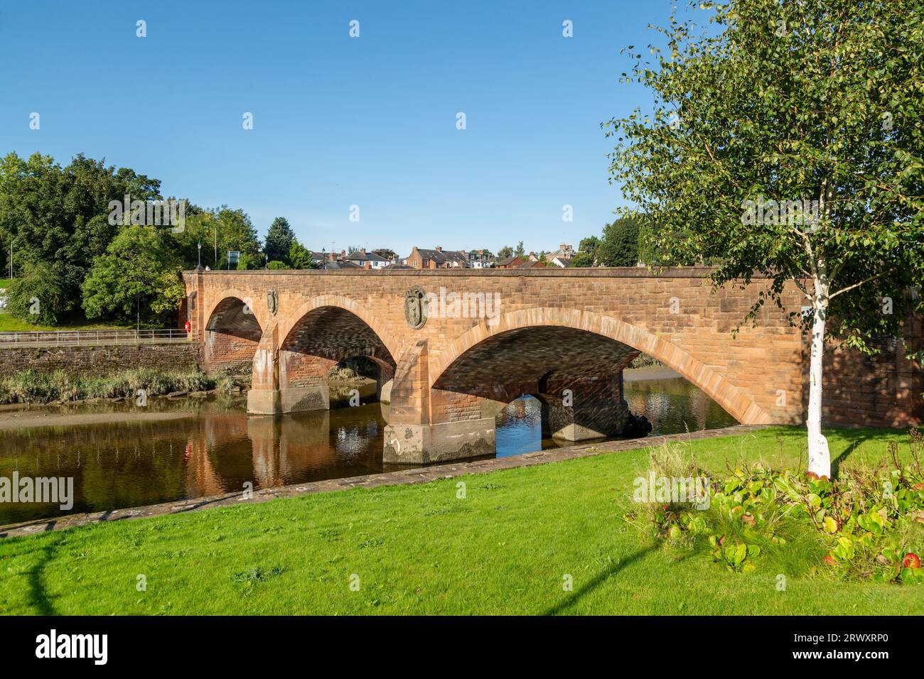 St Michael's Bridge built 1927 made with reinforced-concrete and faced ...