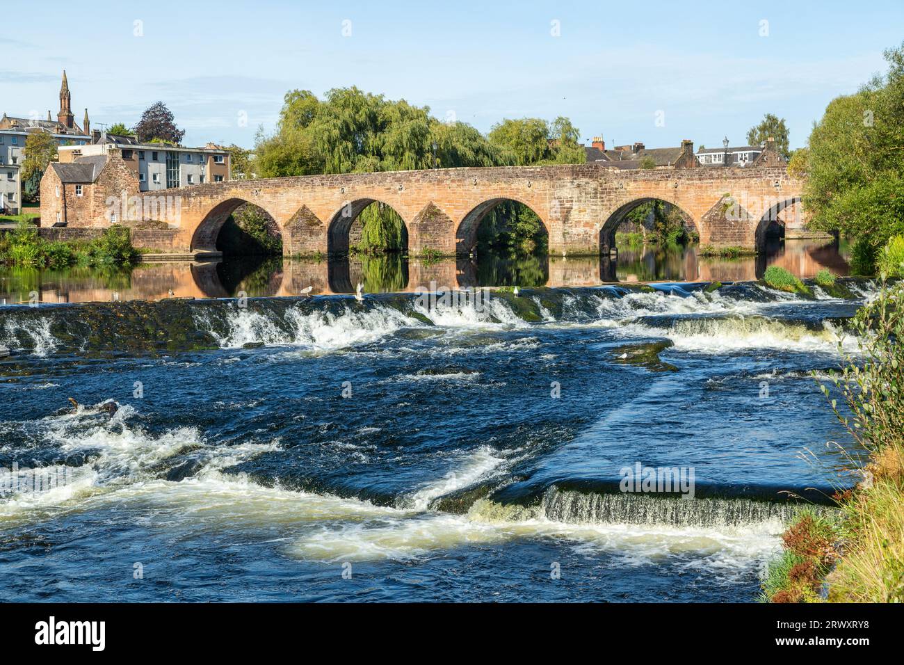 Devorgilla Bridge (or Old Bridge) is one of Scotland's oldest standing ...