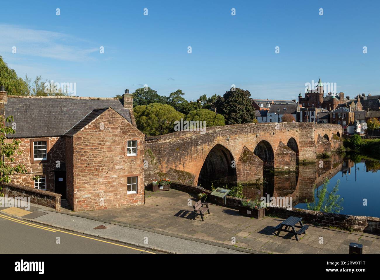 Devorgilla Bridge (or Old Bridge) is one of Scotland's oldest standing ...