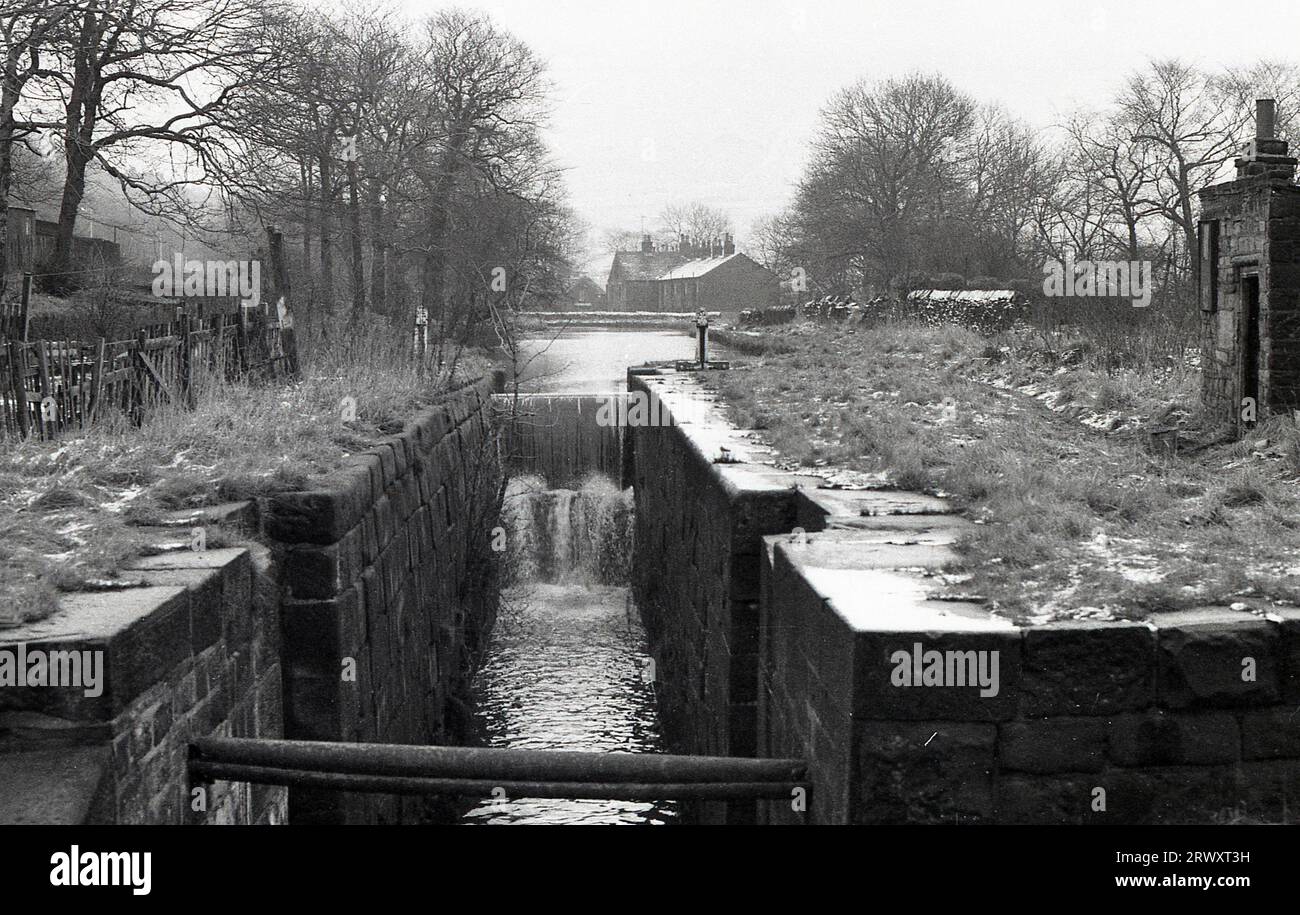 1960S, brick built sluice gate?? channel on river, Oldham, Manchester ...