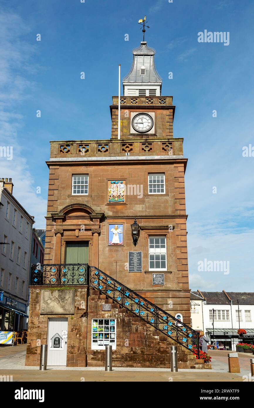 The clock tower of dumfries hi-res stock photography and images - Alamy