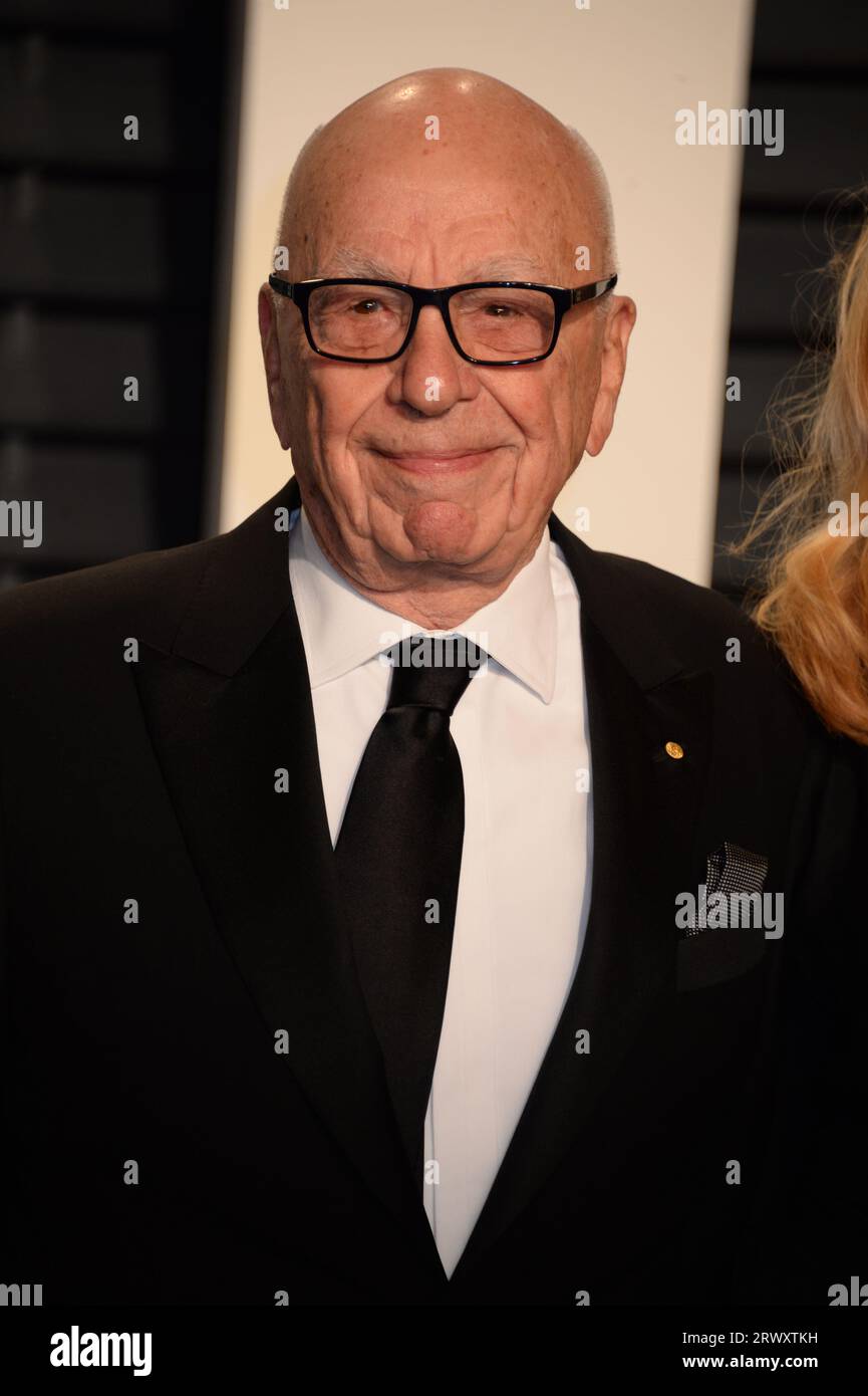 BEVERLY HILLS, CA - FEBRUARY 26: Rupert Murdoch attends the 2017 Vanity ...