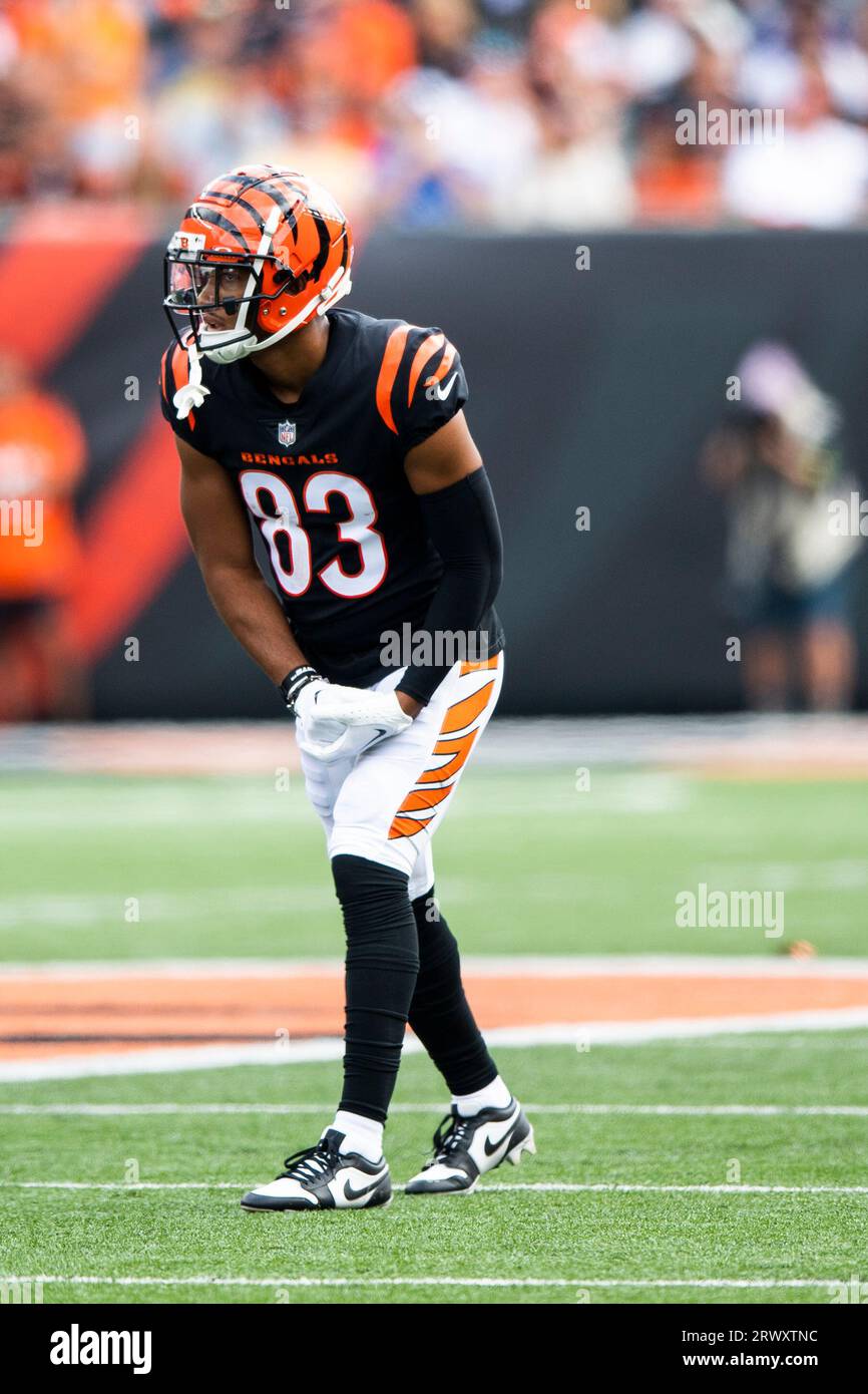 Cincinnati Bengals wide receiver Tyler Boyd (83) lines up for the play ...