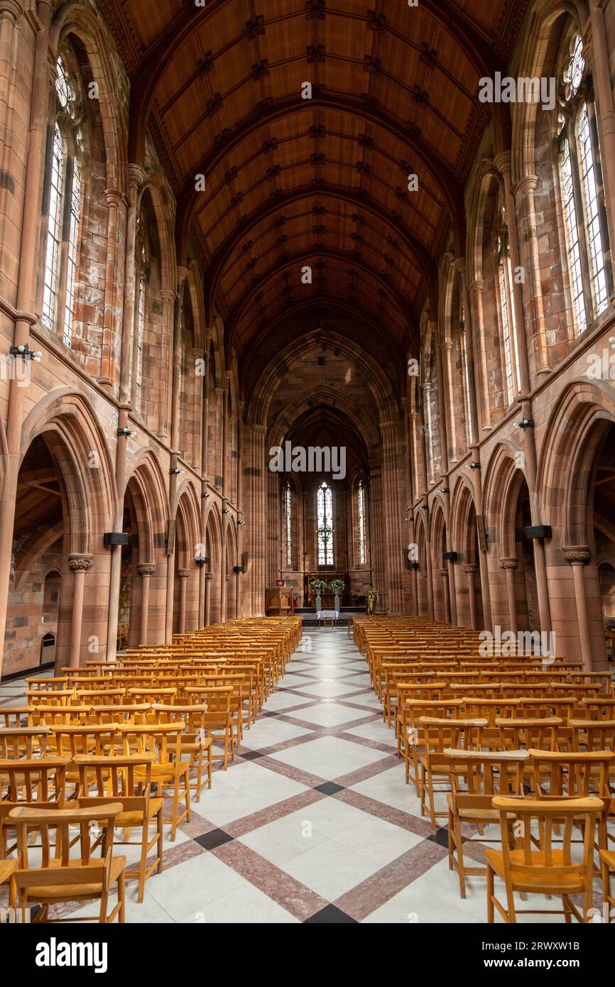 The Interior of Crichton Memorial Church near Dumfries, Scotland Stock ...
