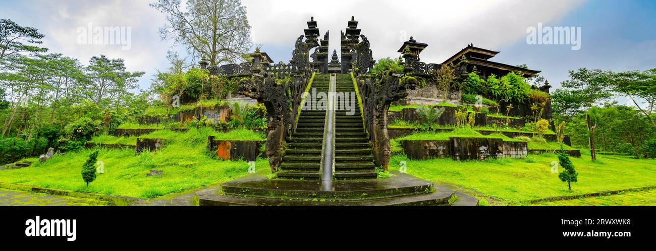 Pura Besakih temple panorama. Bali. Indonesia Stock Photo - Alamy