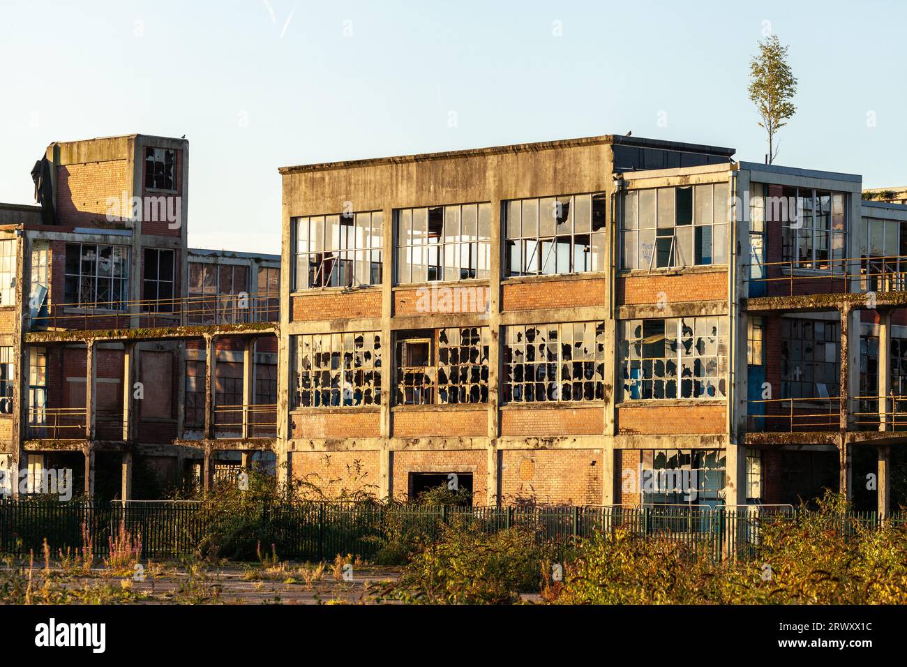 Former Gates Rubber Factory building in Dumfries Stock Photo - Alamy