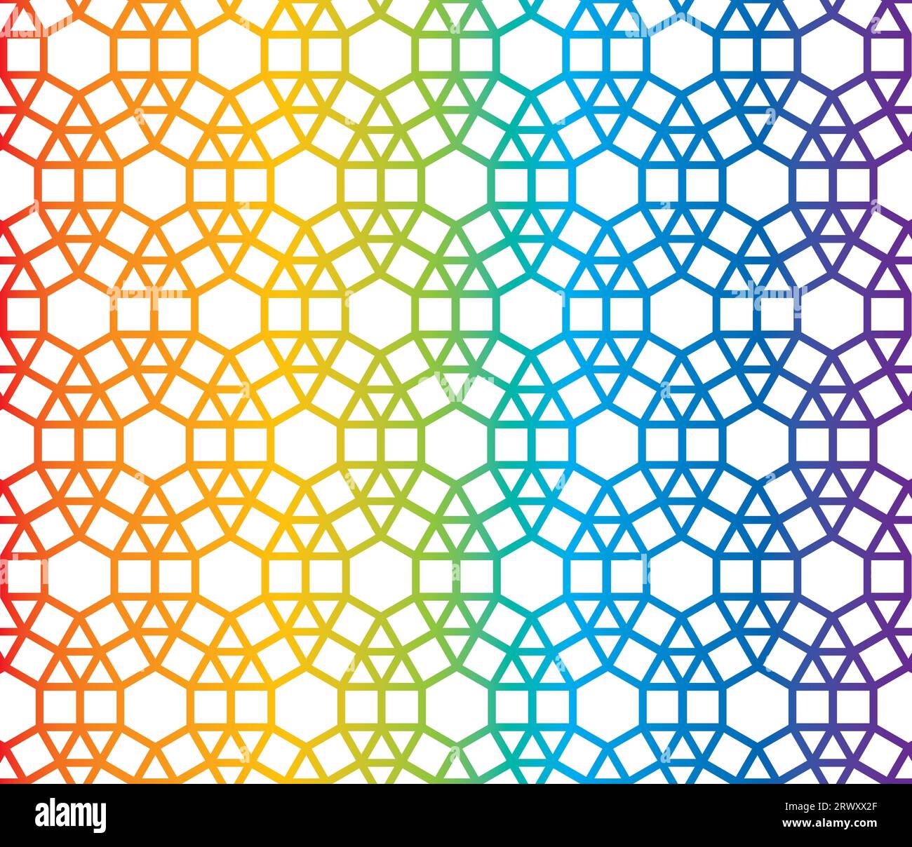 Seamless hexagon colors wallpaper Stock Vector Images - Alamy
