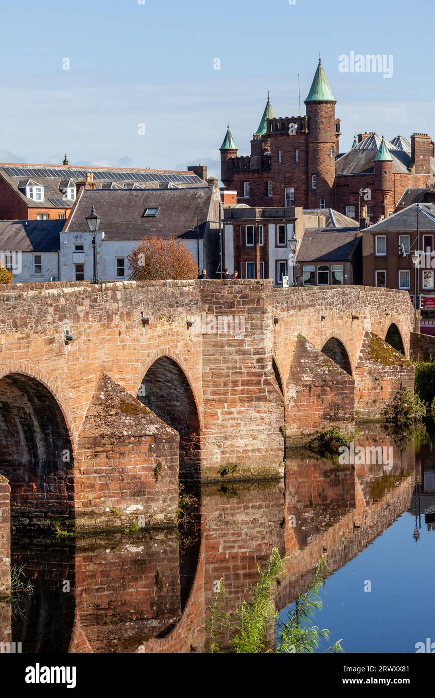 Devorgilla Bridge (or Old Bridge) is one of Scotland's oldest standing ...
