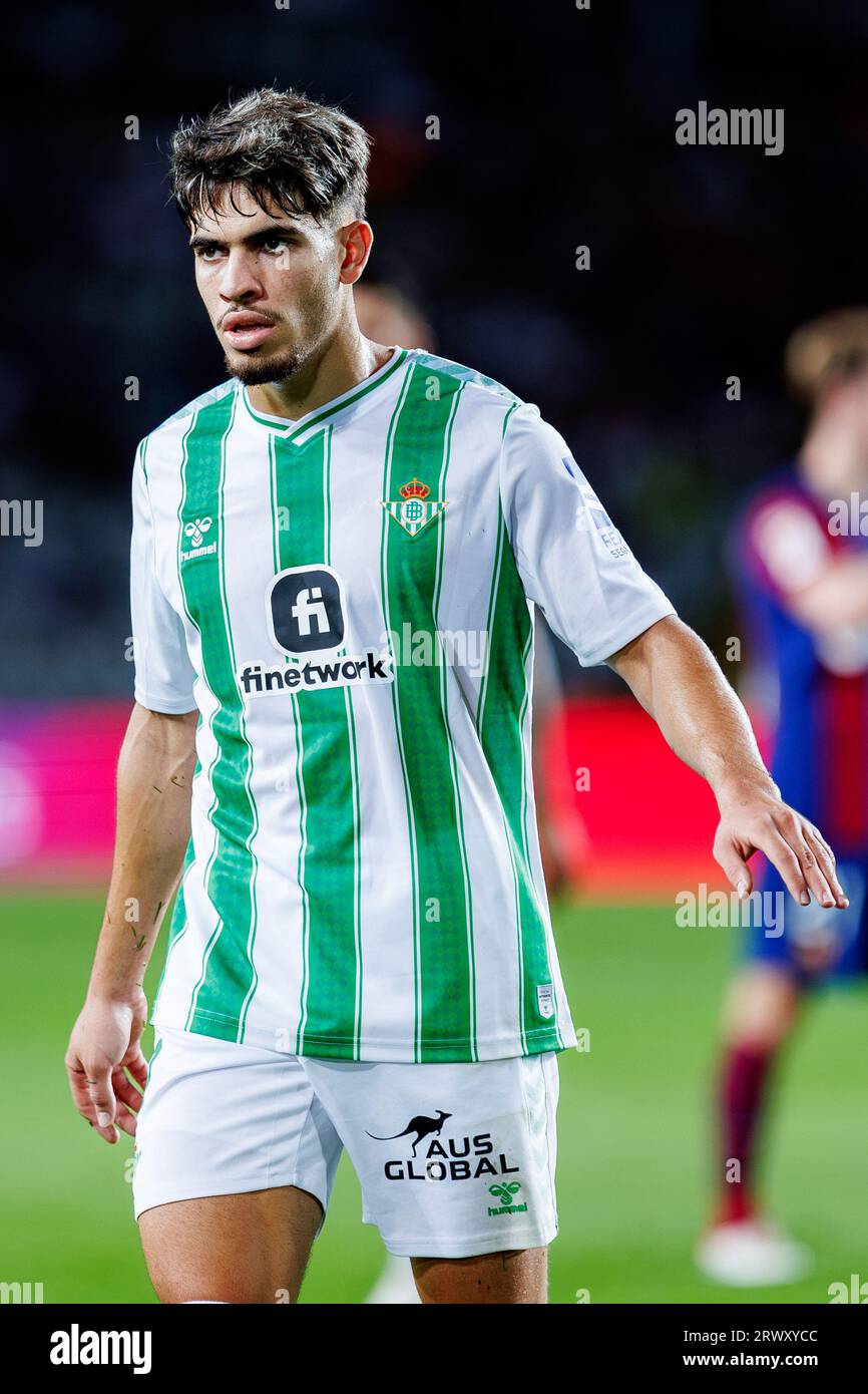 Barcelona, Spain. 16th Sep, 2023. Ez Abde in action during the LaLiga ...