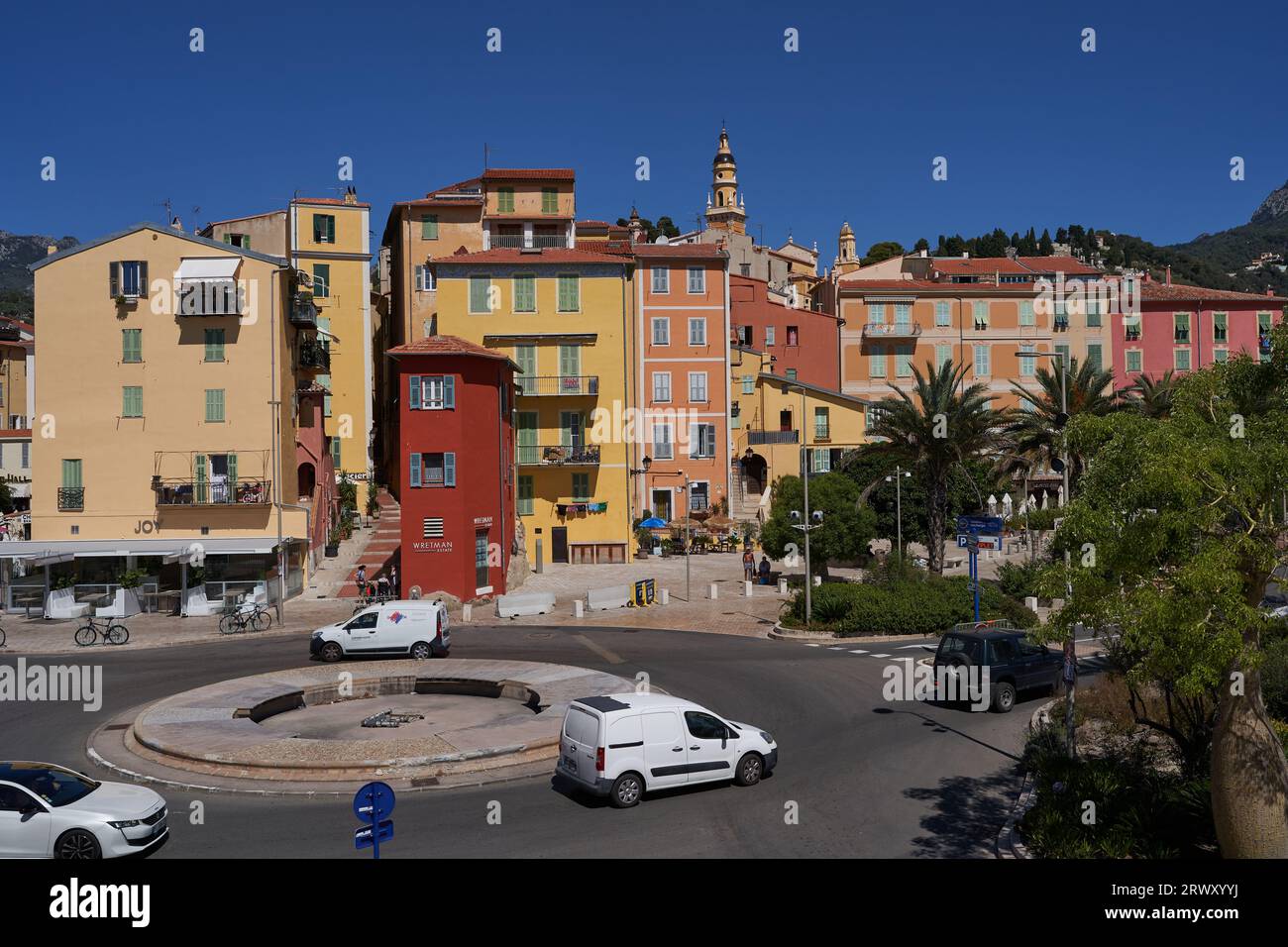 Menton france august 2023 view hi-res stock photography and images - Alamy