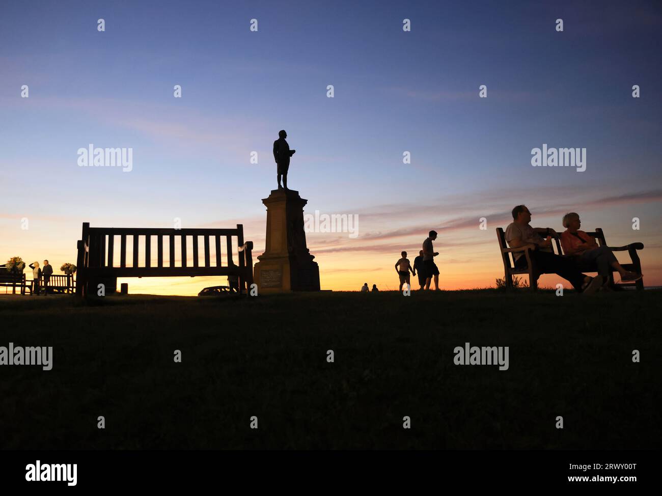 Monument to Capt James Cook, the men who built his Whitby ships for his ...