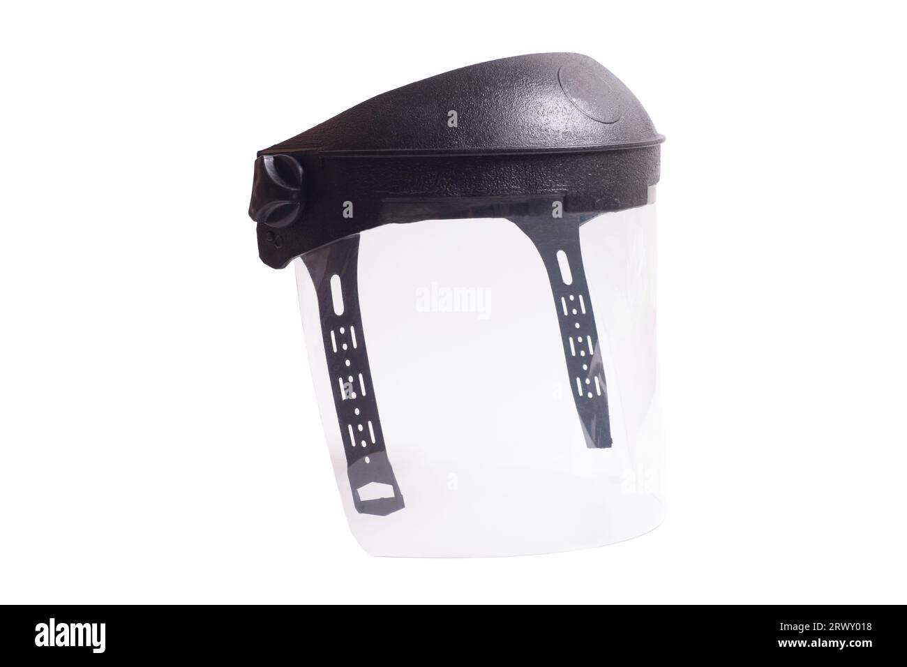 Face Protection Shield isolated on white background Stock Photo - Alamy