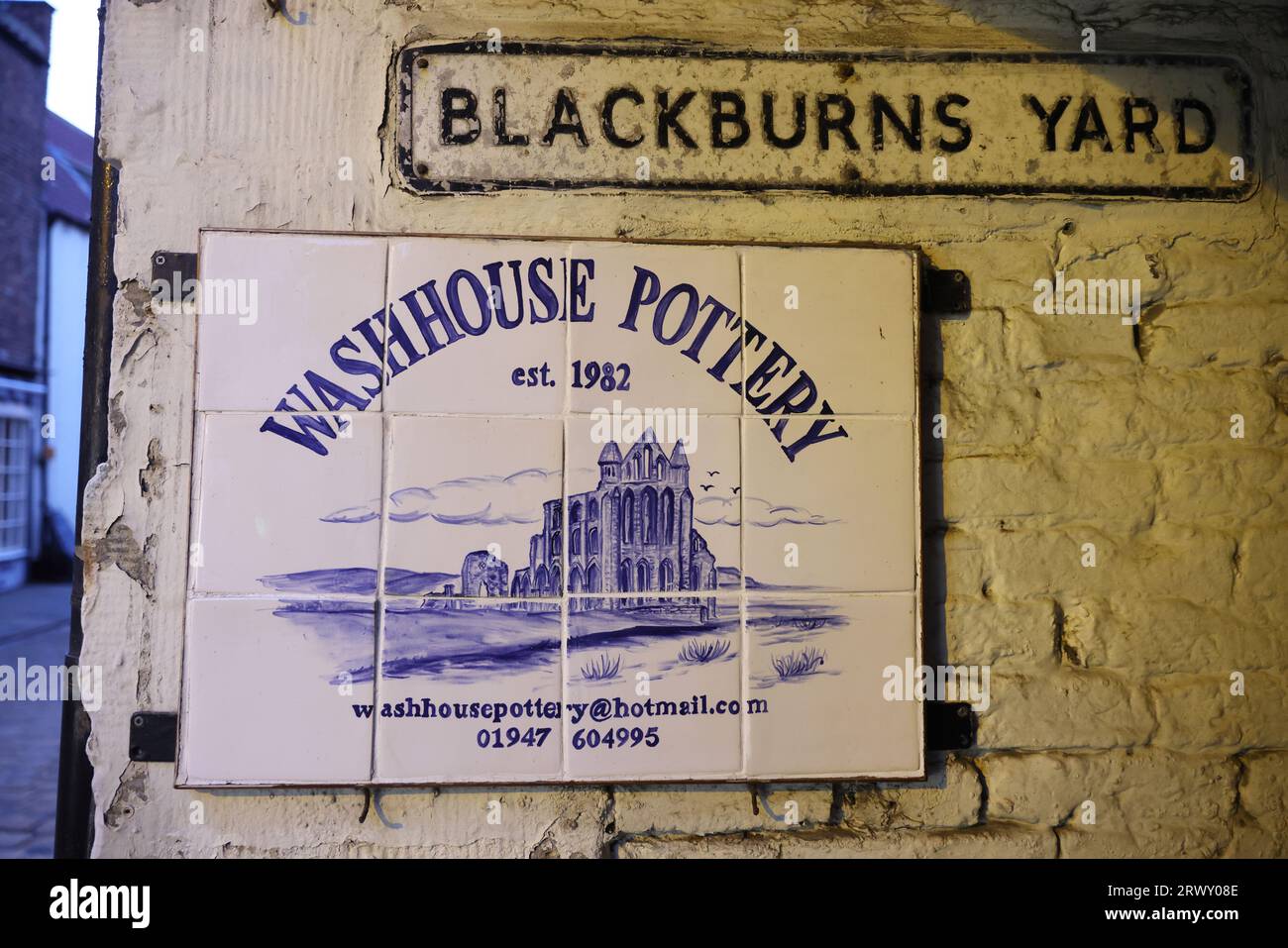 One of the historical Yards off Church Street in the historic old town ...