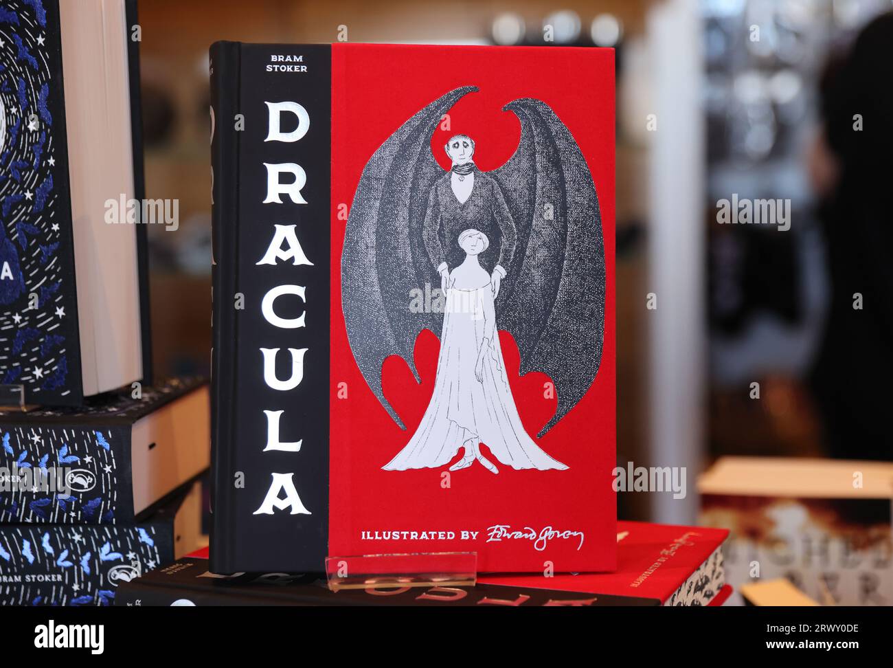 Dracula themed items for sale in Whitby Abbey, in 1890 it inspired Bram ...