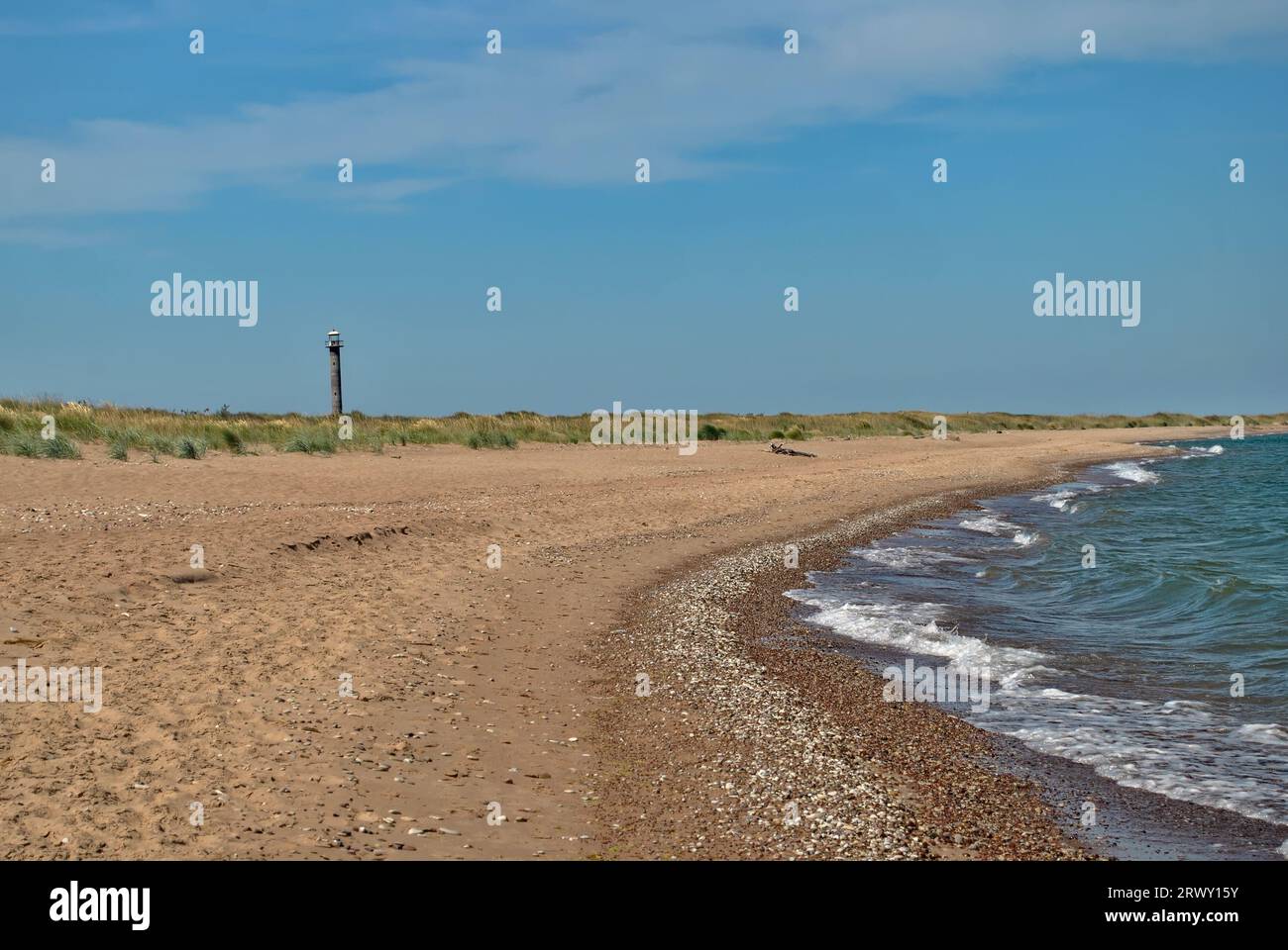 Abandoned soviet Kiipsaare lighthouse on Saaremaa island, Nature park ...