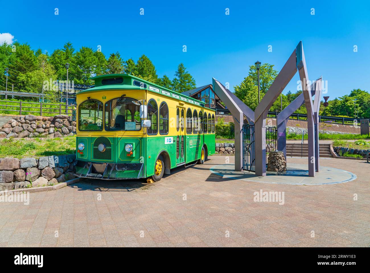 Kiyosato Station on the plateau Stock Photo - Alamy