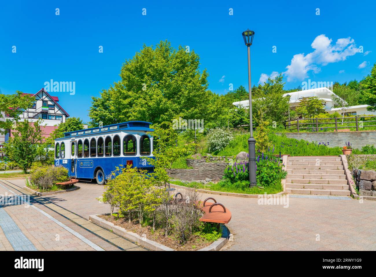 Kiyosato Station on the plateau Stock Photo - Alamy