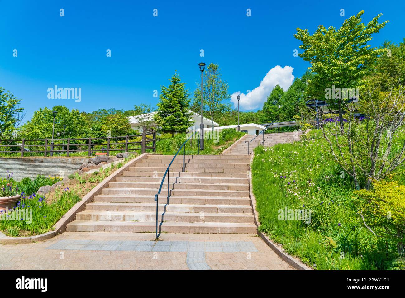 Kiyosato Station on the plateau Stock Photo - Alamy