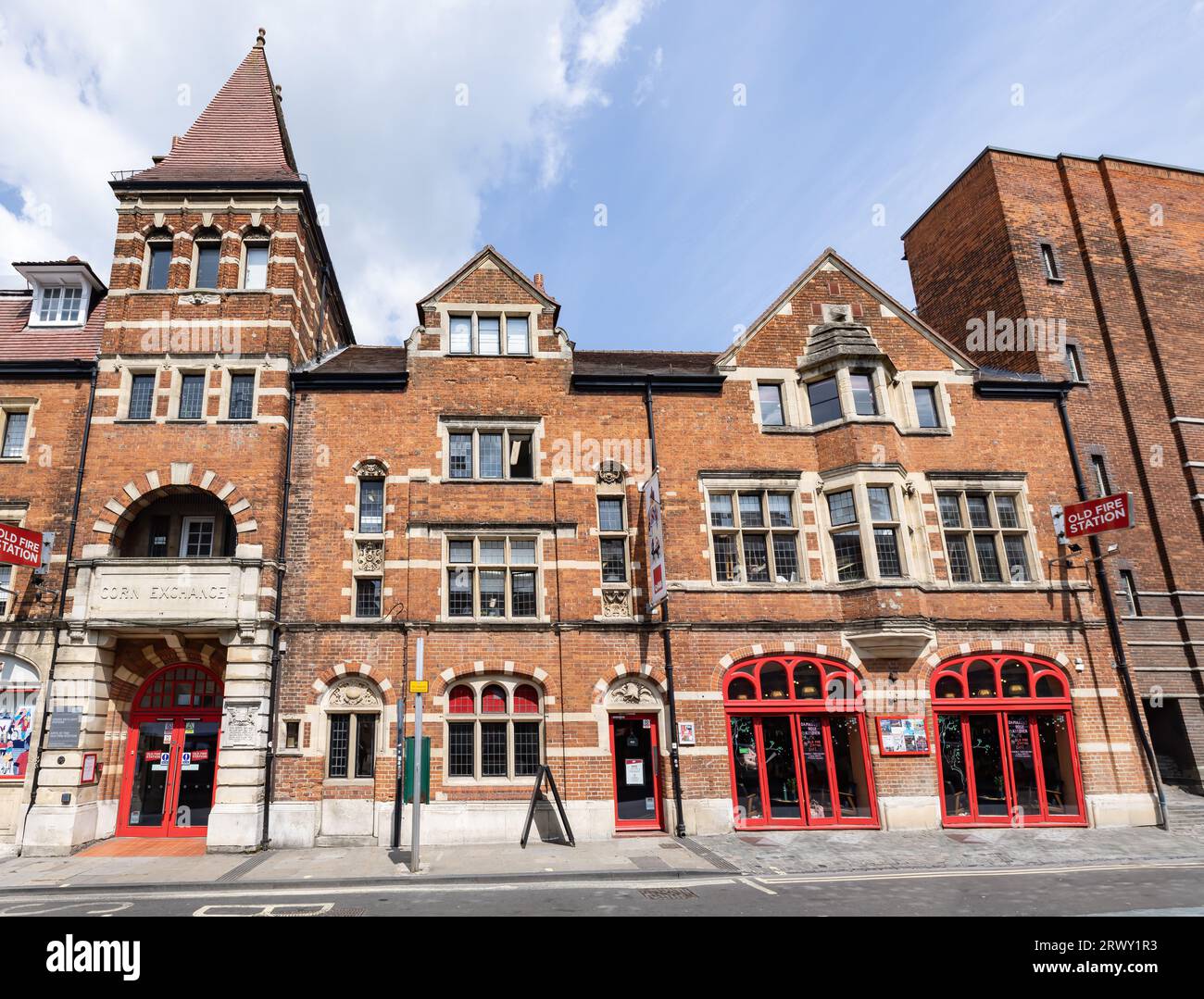 Oxford, UK - May 18, 2023: The Corn Exchange and Fire Station, a ...