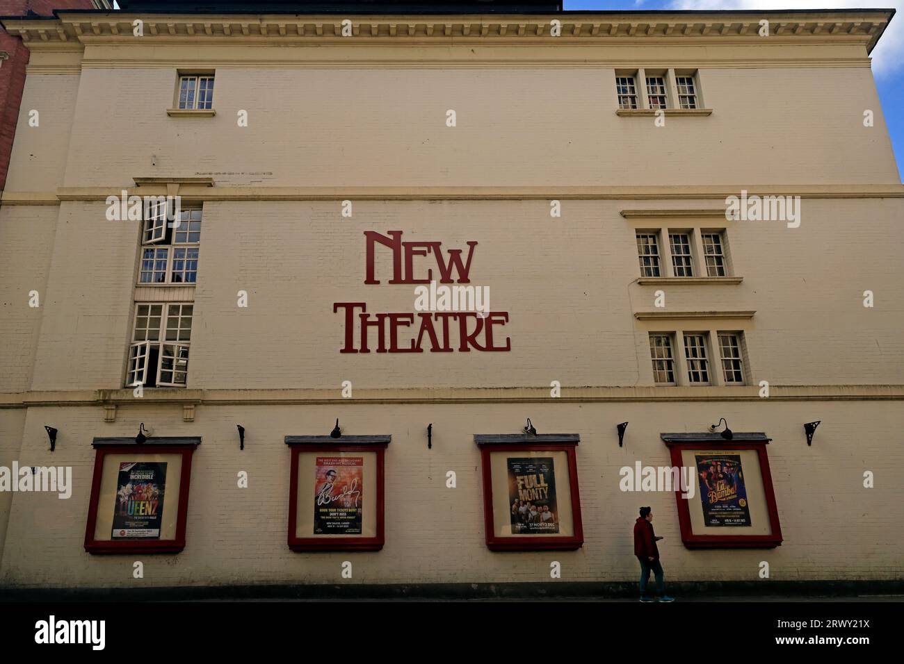 Side view of The New Theatre, Cardiff. Taken September 2023 Stock Photo ...