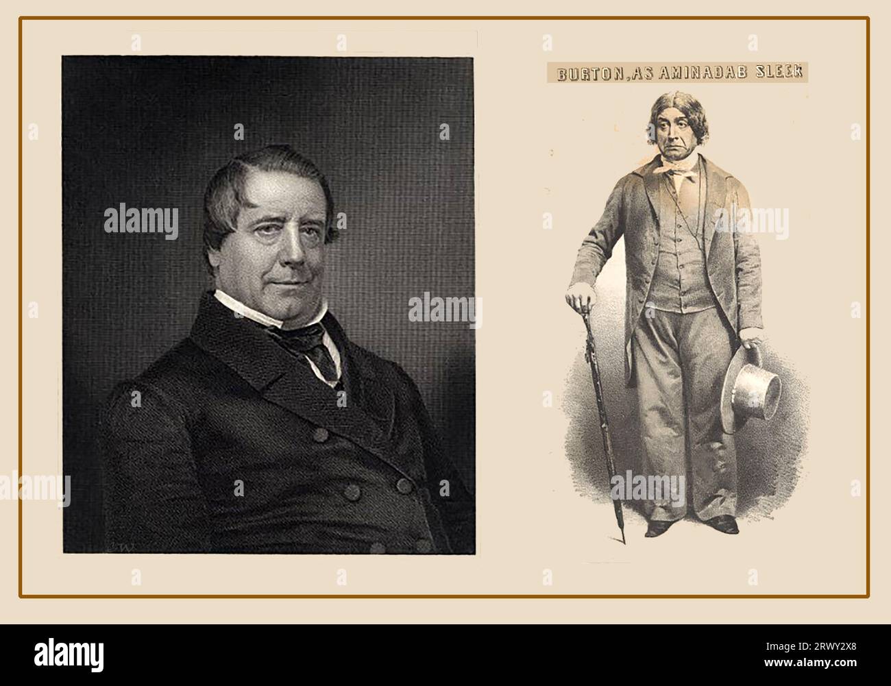 A portrait of English born William (Billy) Evans BURTON, (1802-1860 ...