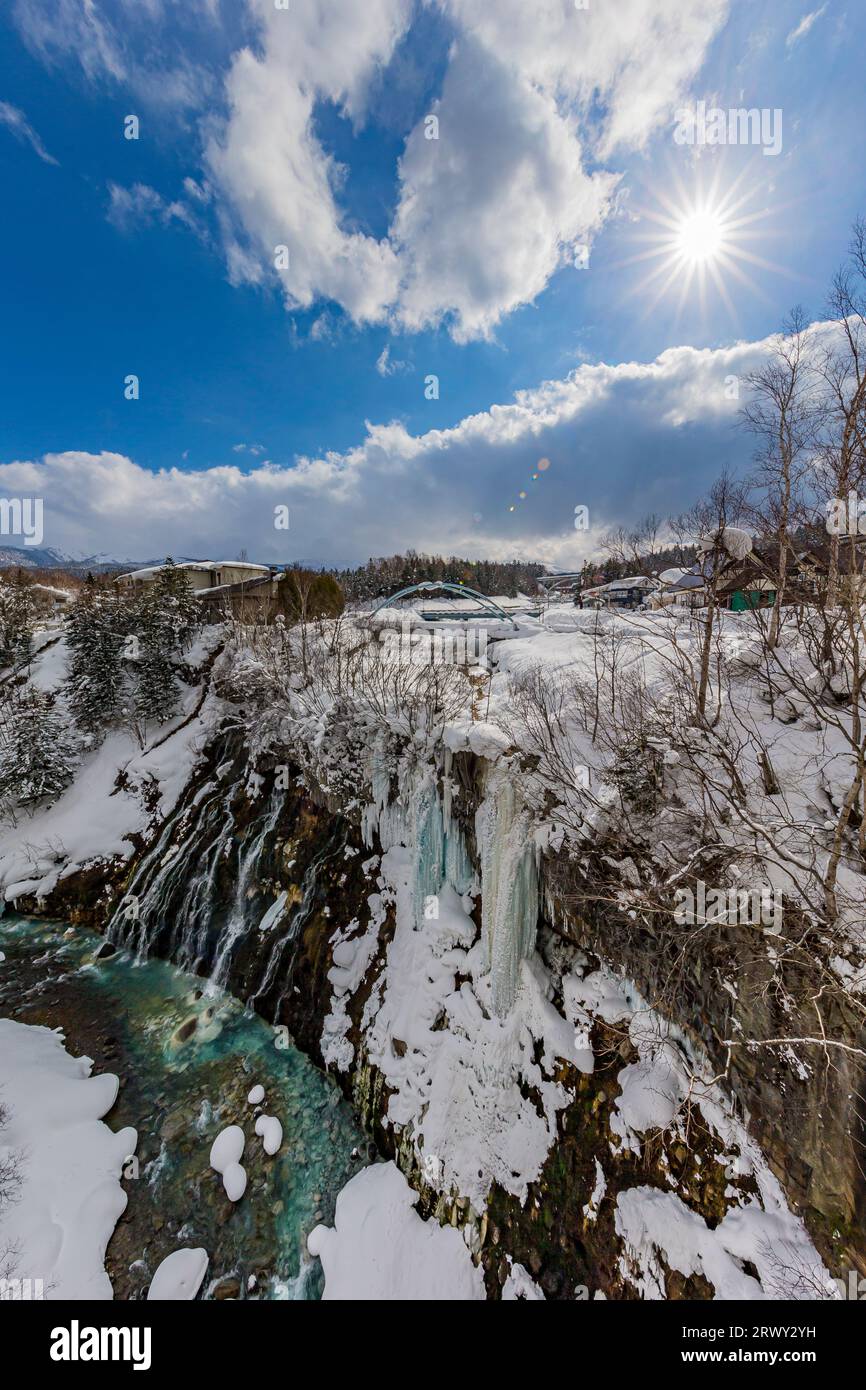 Nikko ice waterfalls japan hi-res stock photography and images - Alamy