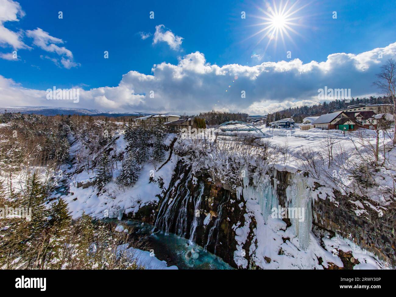 Nikko ice waterfalls japan hi-res stock photography and images - Alamy