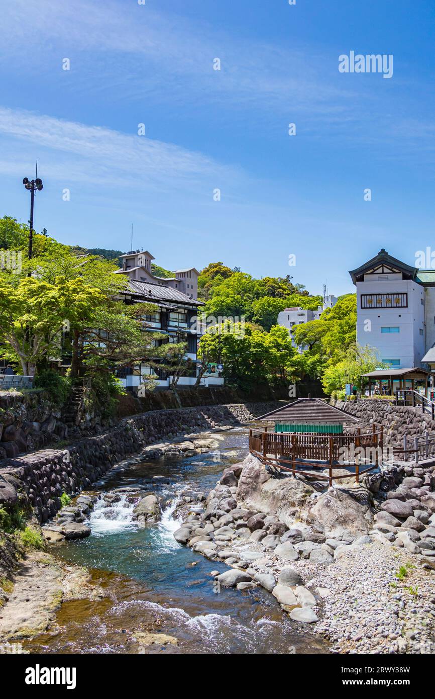 Tokko-no-yu and Kawarayu, the origin of Shuzenji Onsen Stock Photo - Alamy
