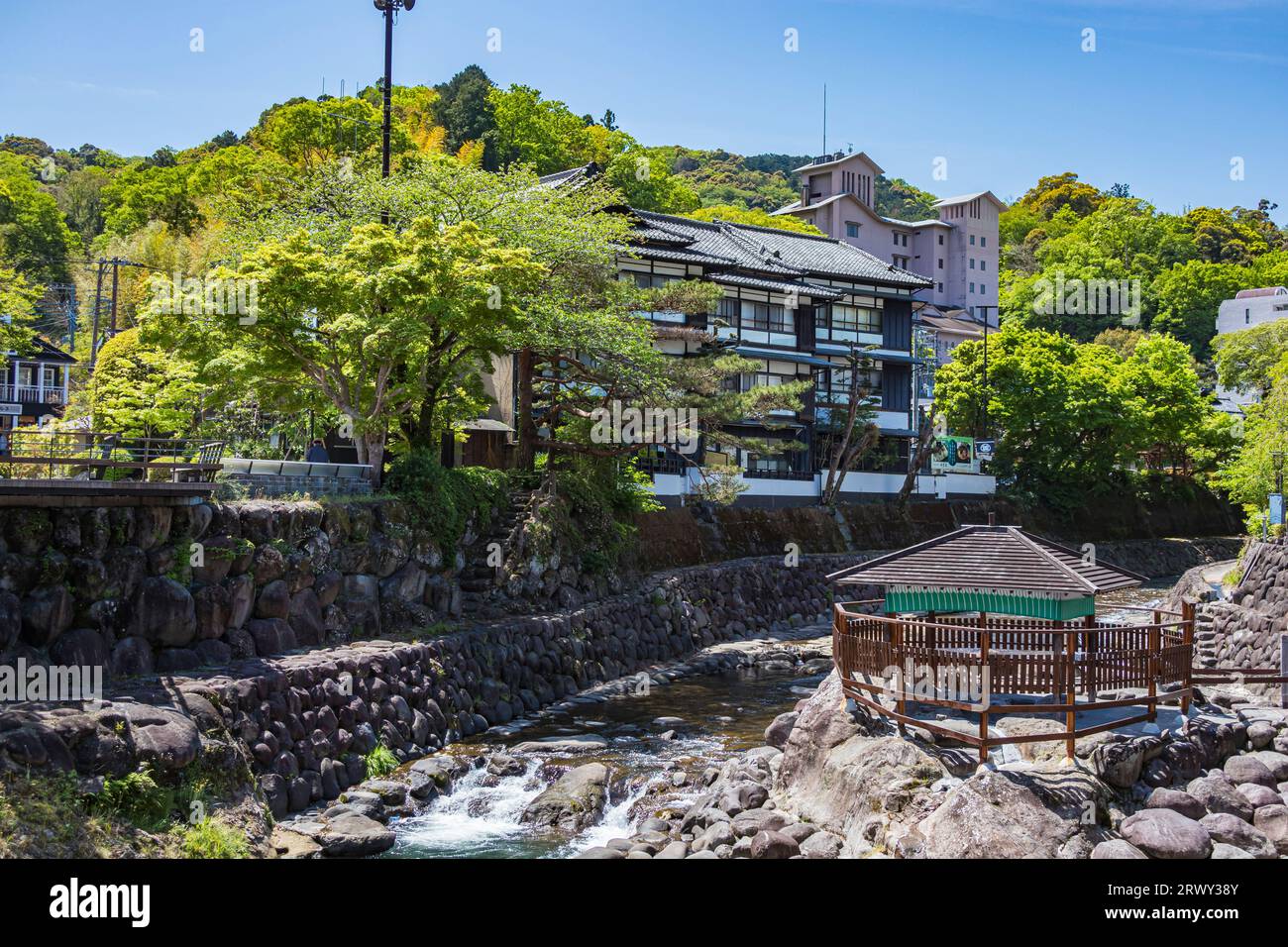 Tokko-no-yu, the birthplace of Shuzenji Onsen Stock Photo - Alamy