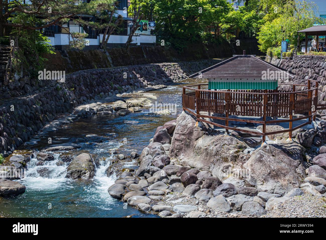 Tokko-no-yu, the birthplace of Shuzenji Onsen Stock Photo - Alamy