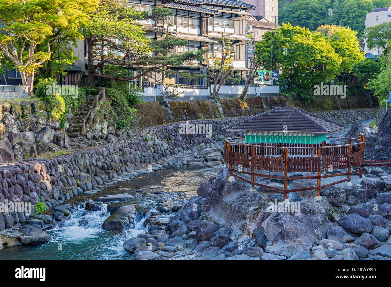 Tokko-no-yu, the birthplace of Shuzenji Onsen Stock Photo - Alamy