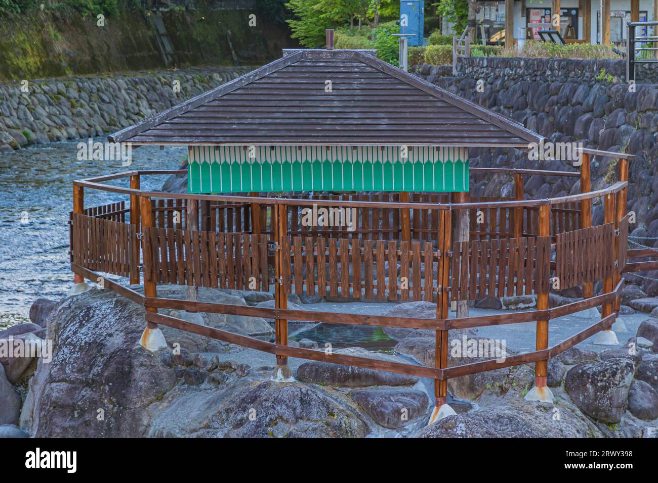 Tokko-no-yu, the birthplace of Shuzenji Onsen Stock Photo - Alamy