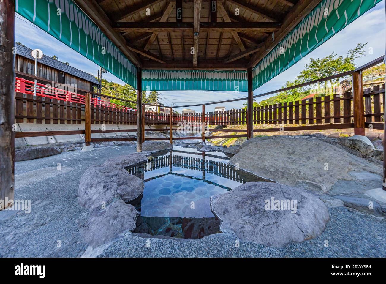 Tokko-no-yu, the birthplace of Shuzenji Onsen Stock Photo - Alamy