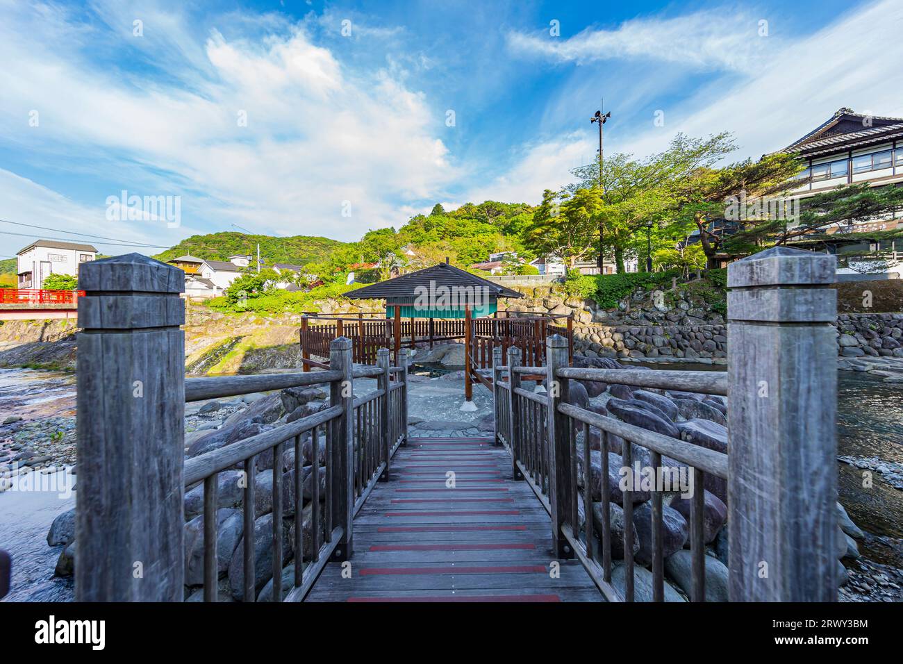 Tokko-no-yu, the birthplace of Shuzenji Onsen Stock Photo - Alamy
