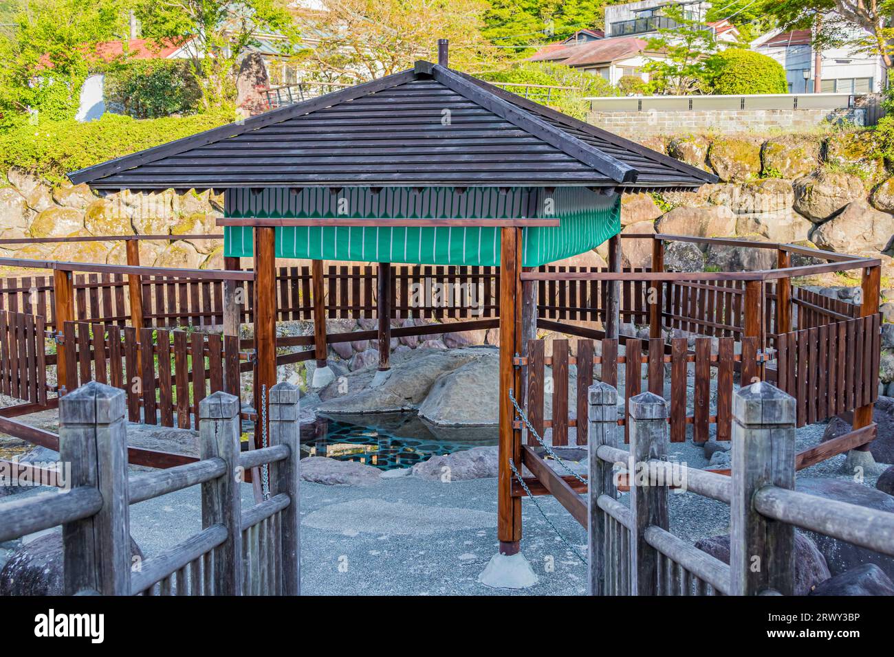 Tokko-no-yu, the birthplace of Shuzenji Onsen Stock Photo - Alamy