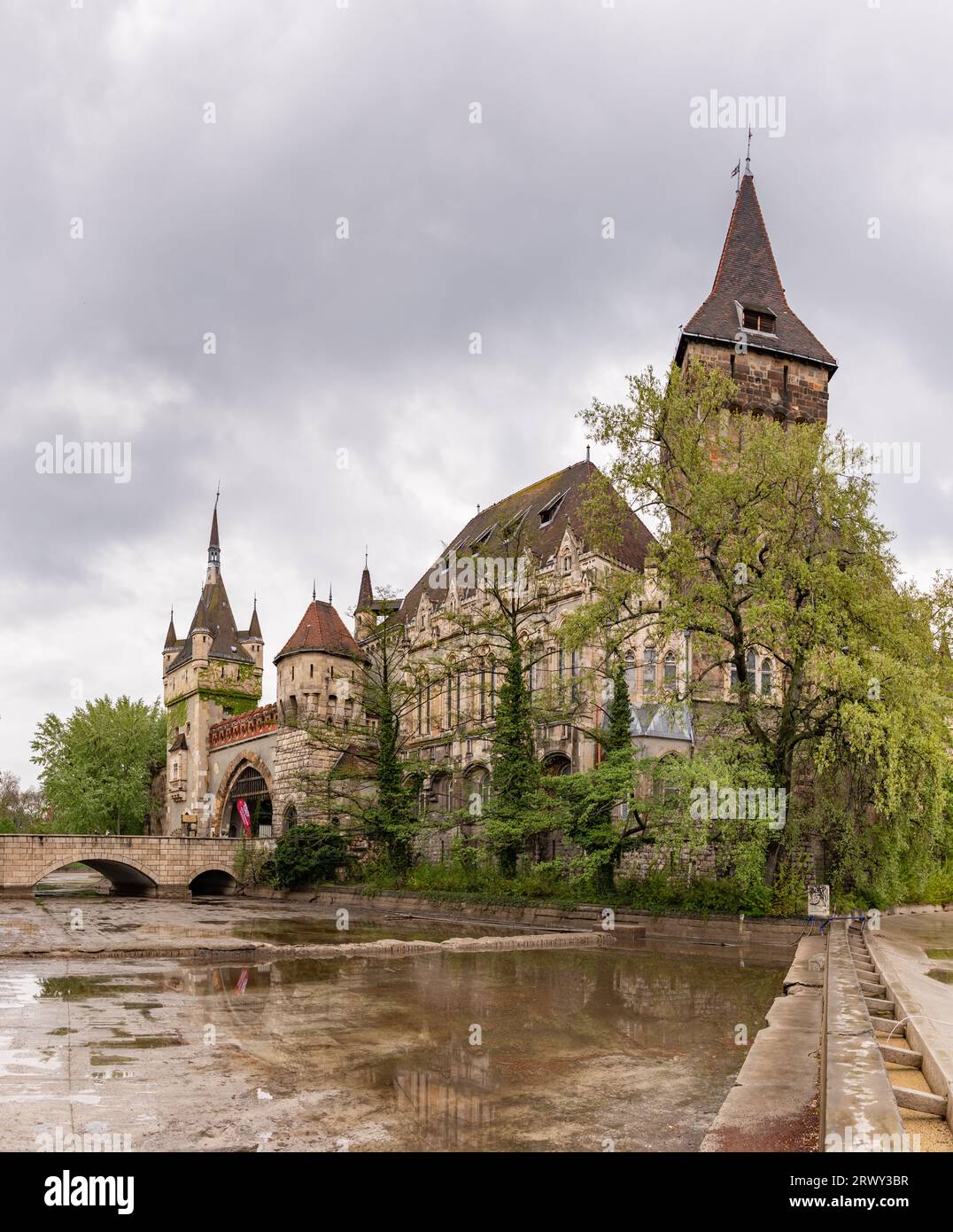 A picture of the Vajdahunyad Castle Stock Photo - Alamy