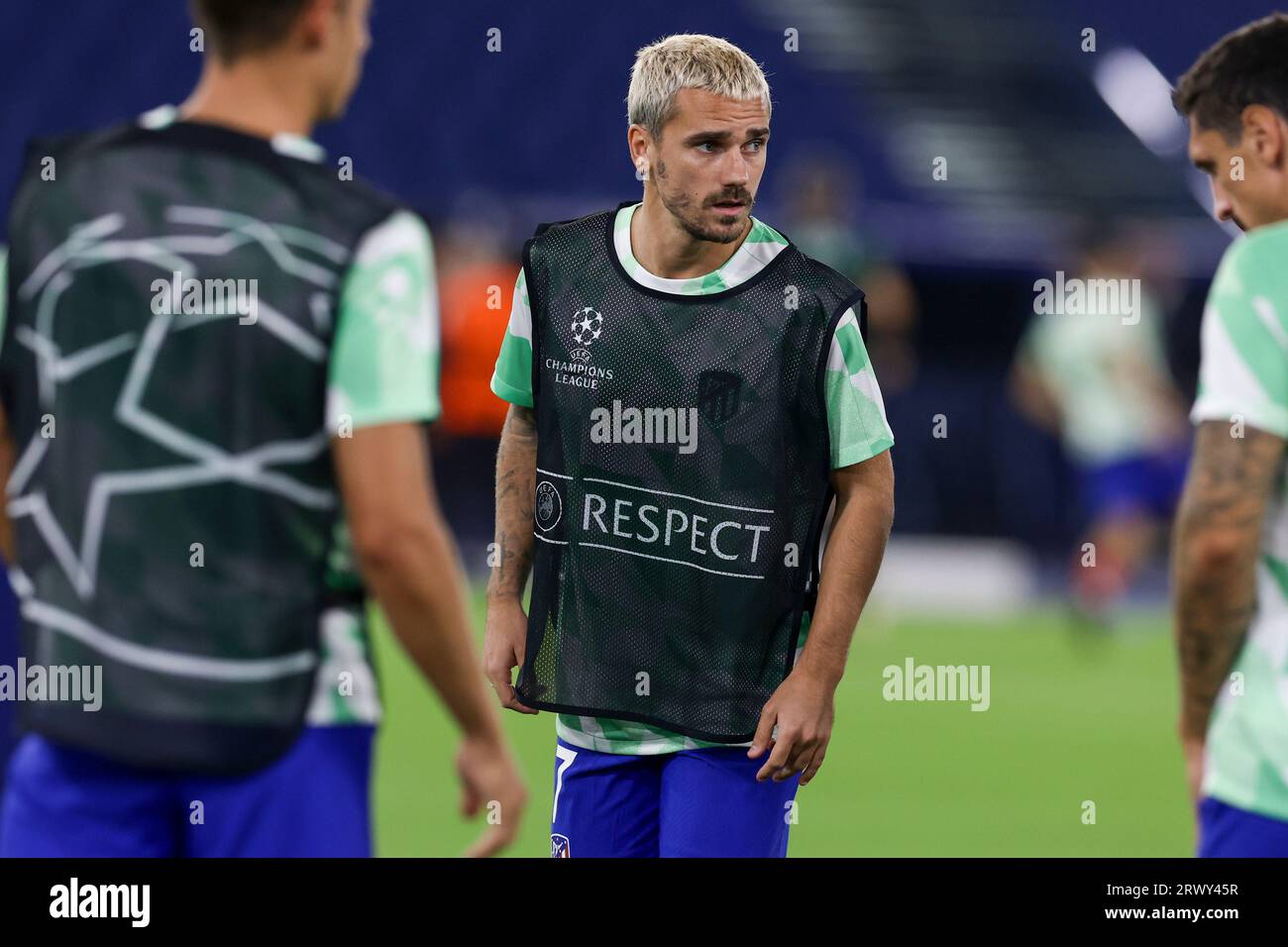 Atletico Madrid's French forward Antoine Griezmann looks during the ...