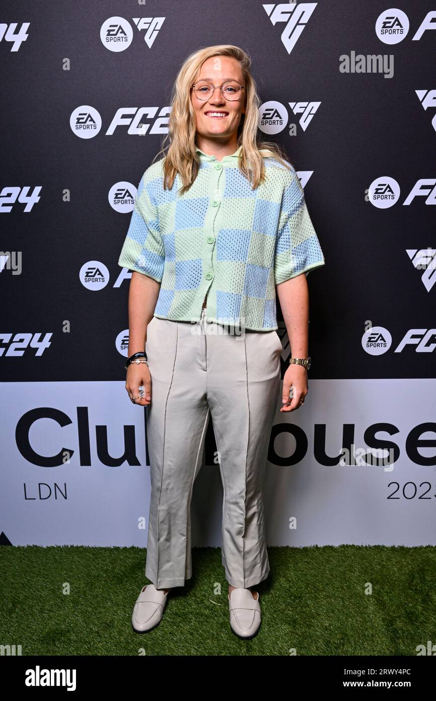 EDITORIAL USE ONLY Erin Cuthbert at the EA Sports FC 24 ClubHouse Event ...