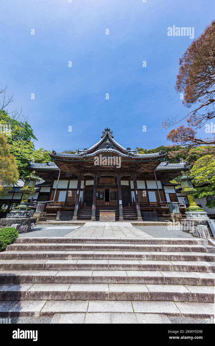Izu Shuzenji tourist attractions Shuzenji Main Hall and blue sky Stock ...