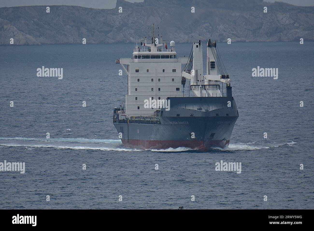 Marseille, France. 21st Sep, 2023. The solid bulk carrier ship Koga ...